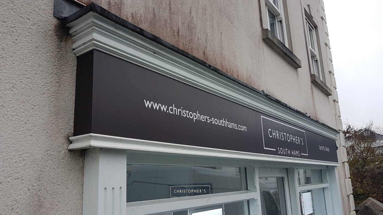Shop Fascia Signs - Seymour Signs